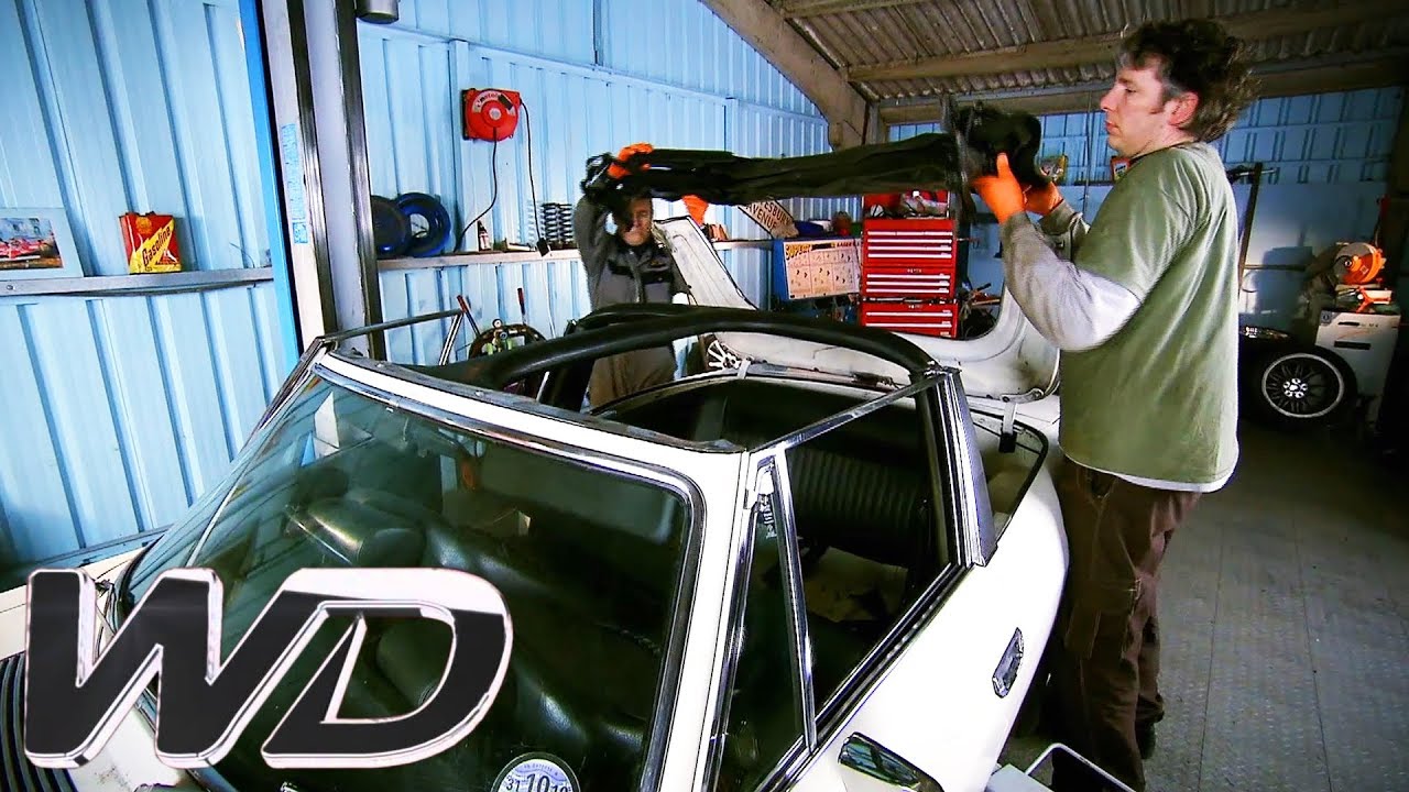 Stag Gets Brand New Convertible Roof! | Wheeler Dealers - YouTube