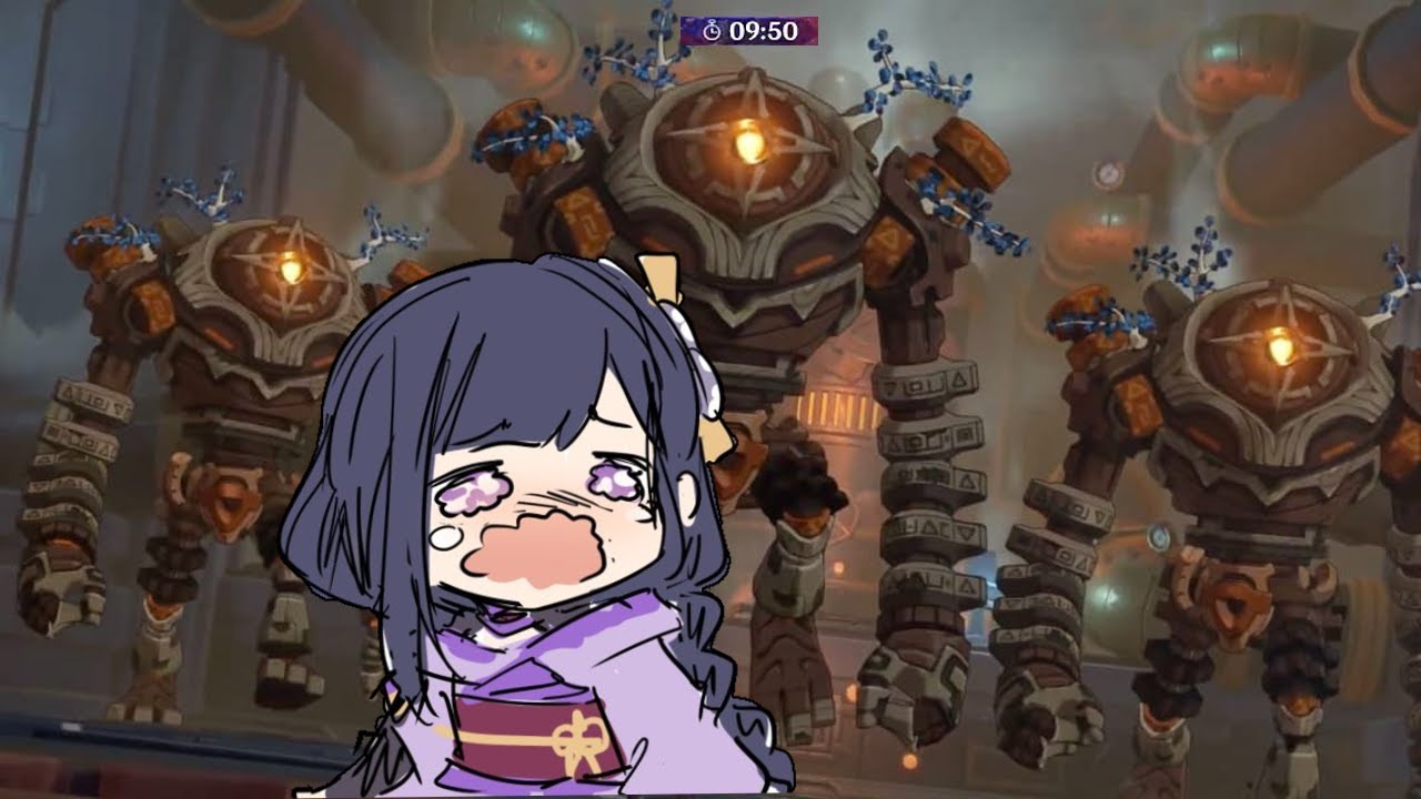 Raiden cleaves through abyss guards in 10 seconds - YouTube