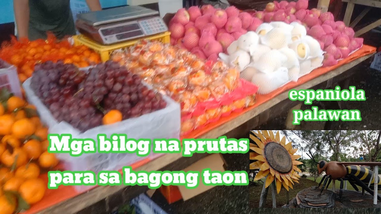 ANG MGA PRUTAS NA BILOG PARA SA NEW YEAR. #kuyaramzvlogs - YouTube