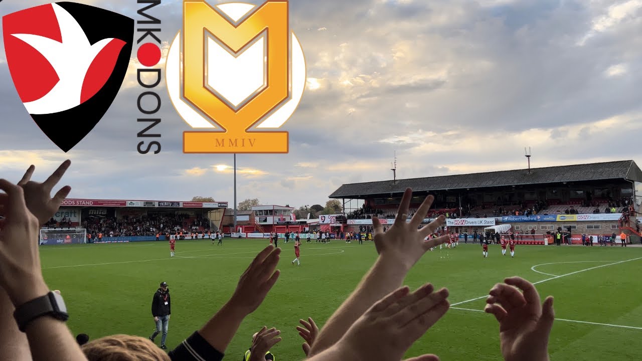 Lewis Freestone Is The Goat | Cheltenham Town Vs MK Dons Matchday Vlog ...