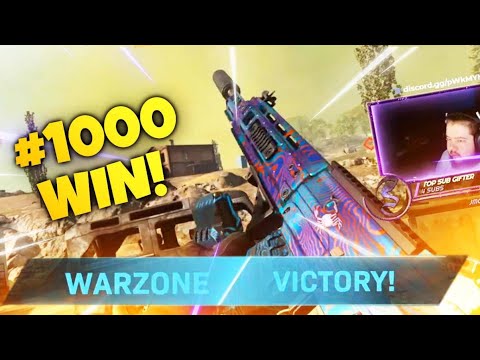 WARZONE! #1000 Wins - #1 Console WORLDWIDE! - YouTube