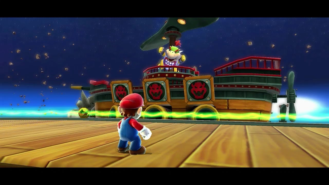 Super Mario Galaxy Walkthrough 100% HD - 10 Bowser Jr.'s Airship Armada ...