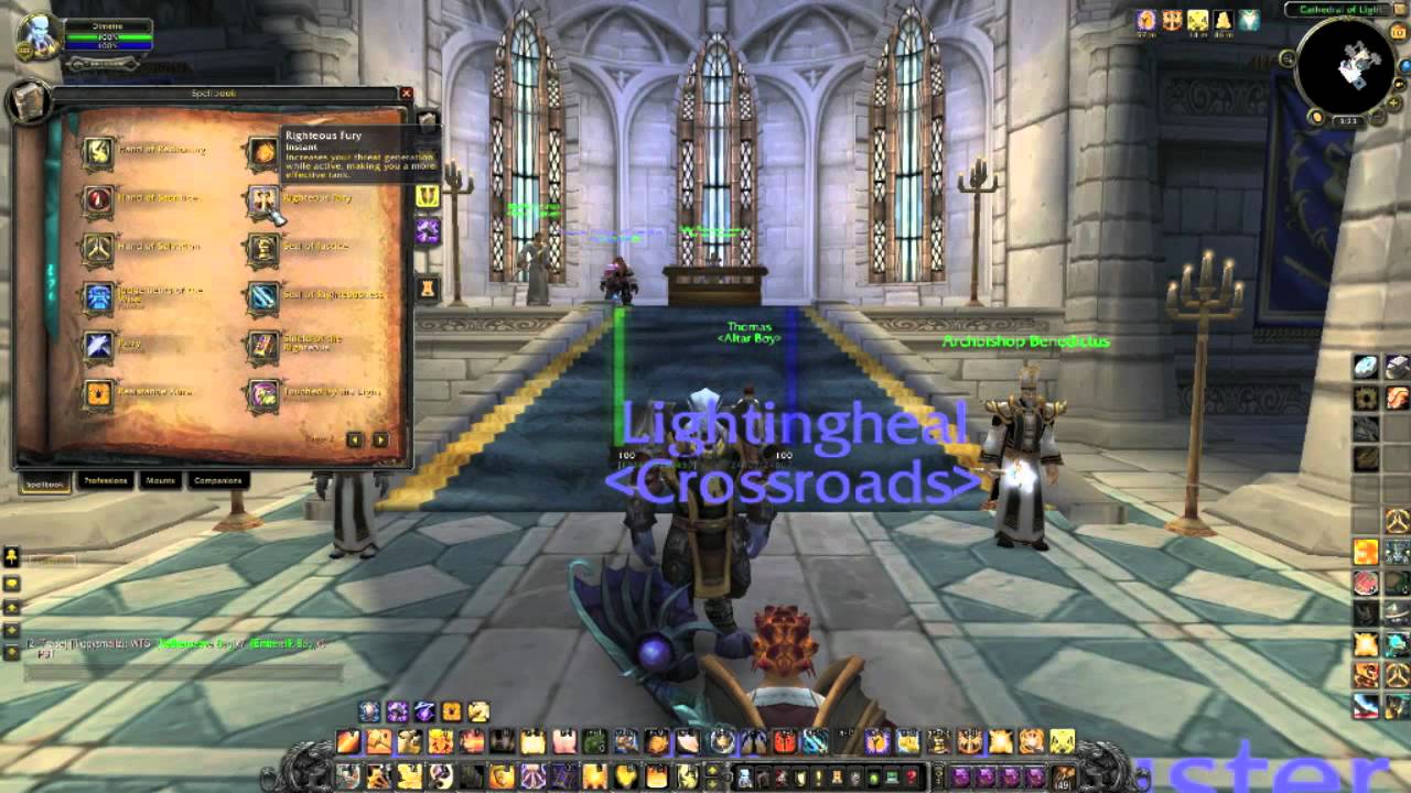 The Guardian Tank: Cataclysm-Paladin Tanking Abilities - YouTube