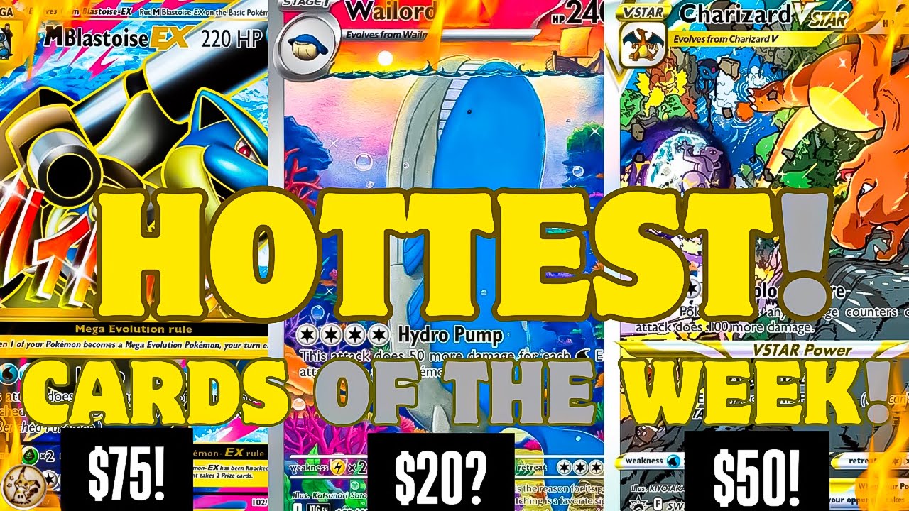 MEGA GAINS! - HOTTEST POKÉMON CARDS of the WEEK! - YouTube