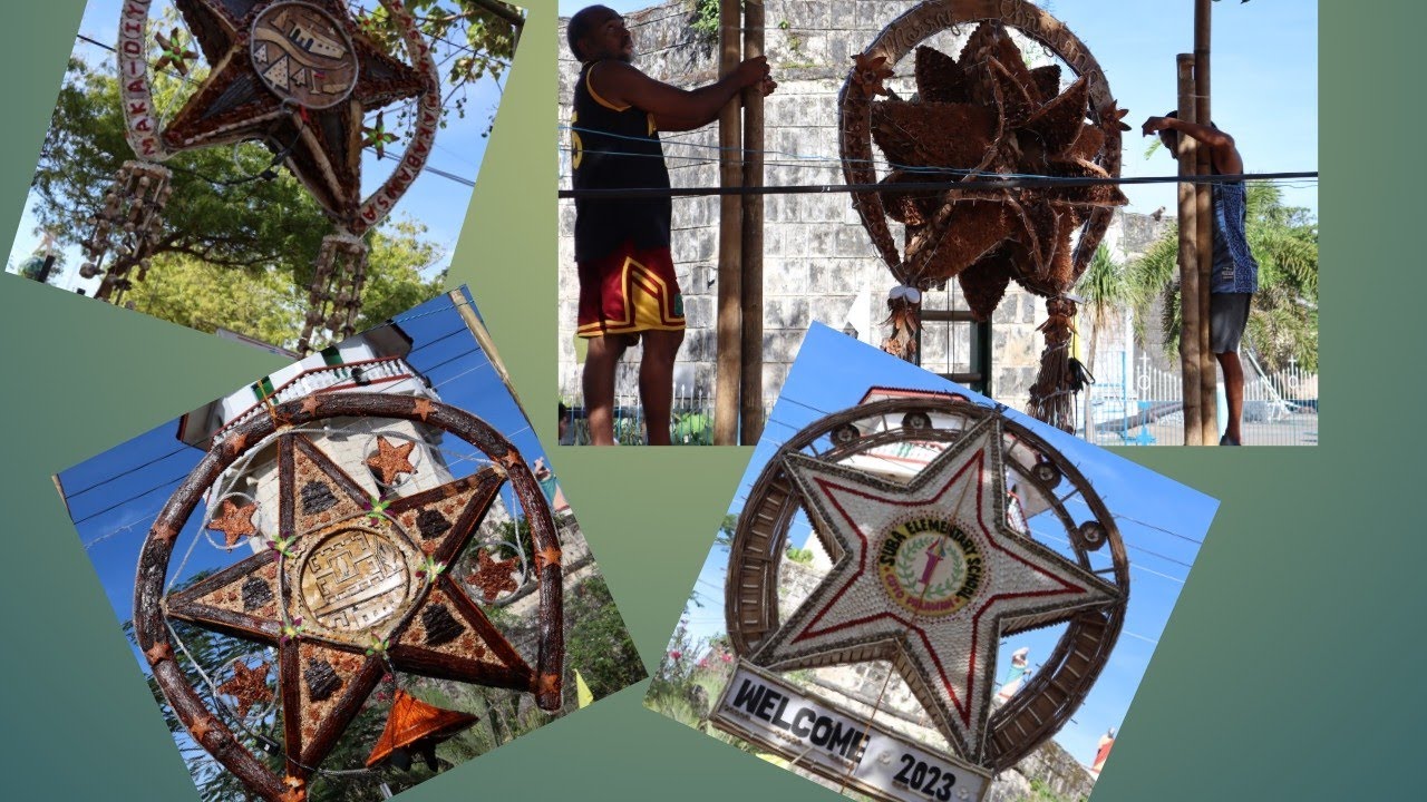 Mga Parol made of Bamboo, Trees,Plants, Shells Very Native Looks - YouTube