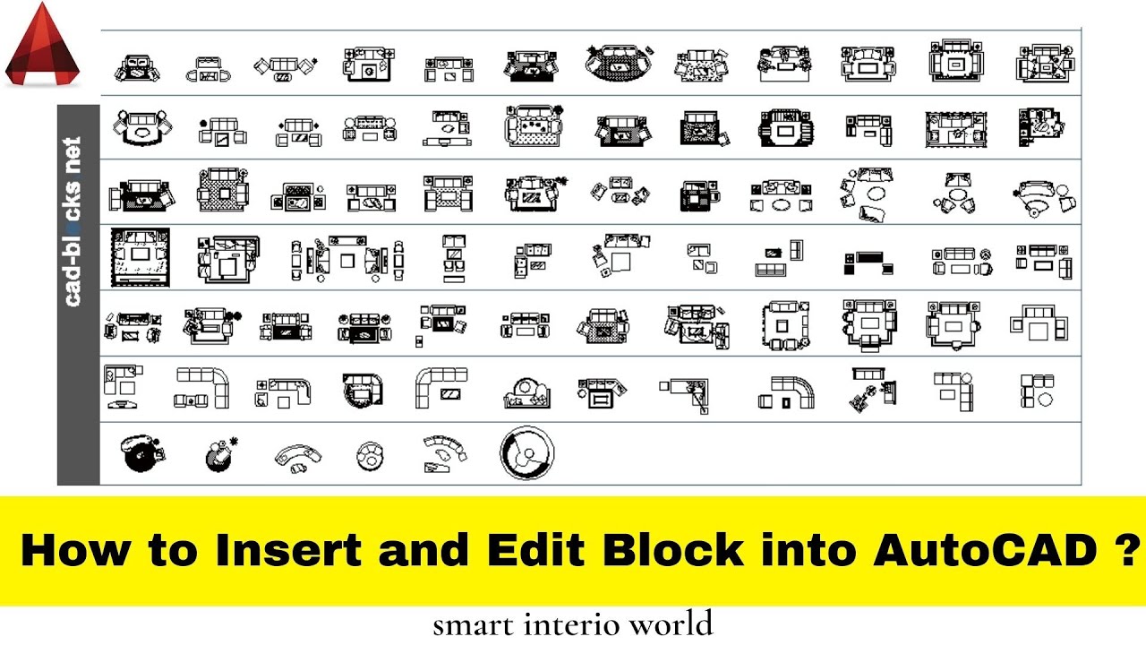 How To Insert Add And Edit Block Into AutoCAD Cad Block Editing YouTube How To Insert Add And Edit Block Into AutoCAD Cad Block Editing YouTube