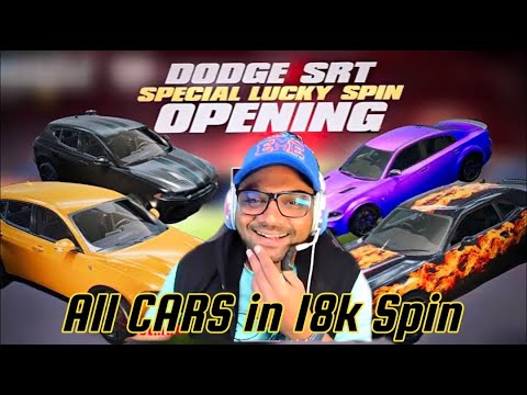 GOT ALL CARS IN 18K UC - DODGE SRT SUPER CAR CRATE OPENING IN BGMI ...