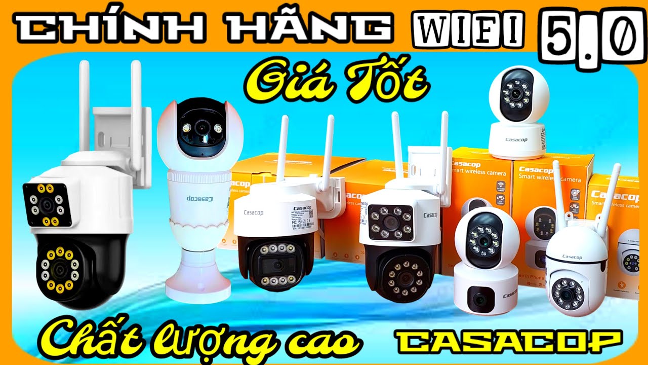 Review các mẫu camera trong nhà và ngoài trời chính hãng Casacop - YouTube