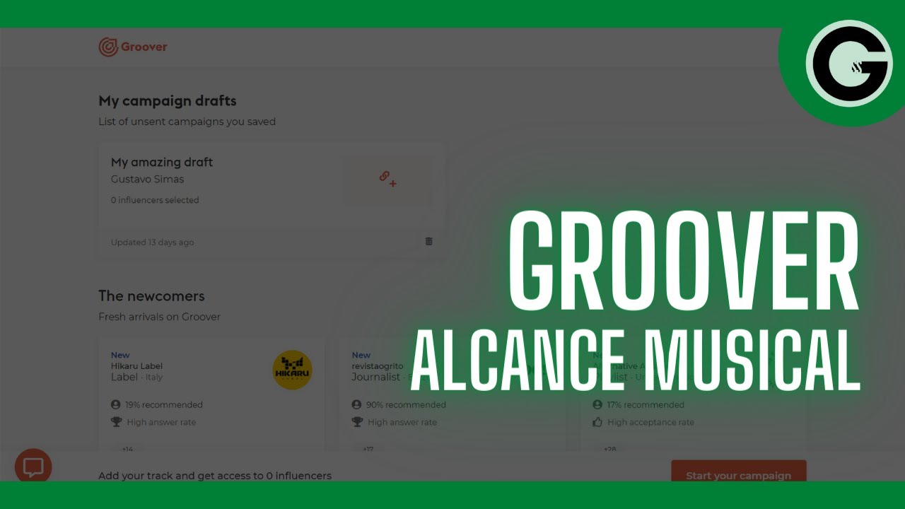 GROOVER | Alcance musical - YouTube