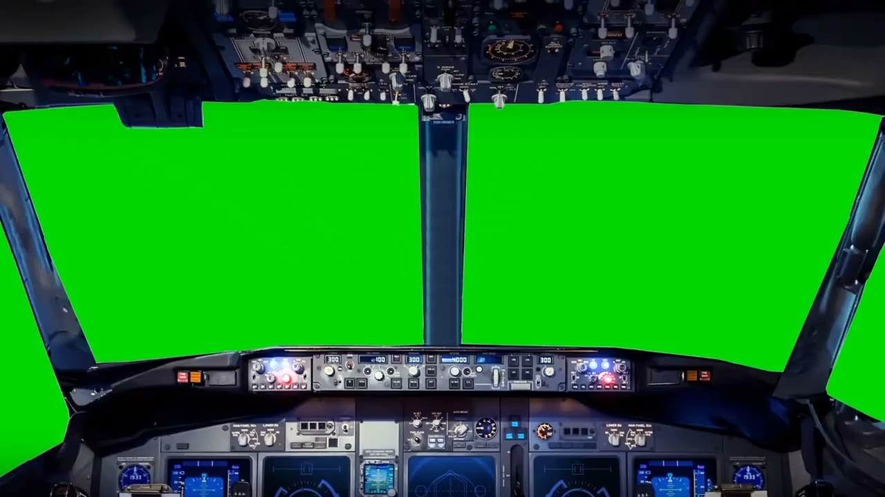 Screen green Pesawat tempur - YouTube