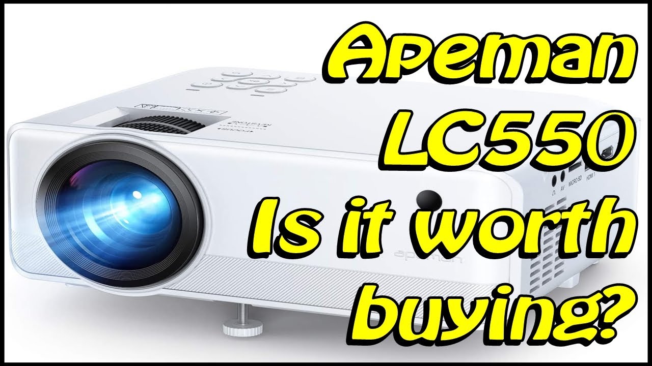 Apeman LC550 Projector Set Up and Review with Amazon Fire TV Stick ...