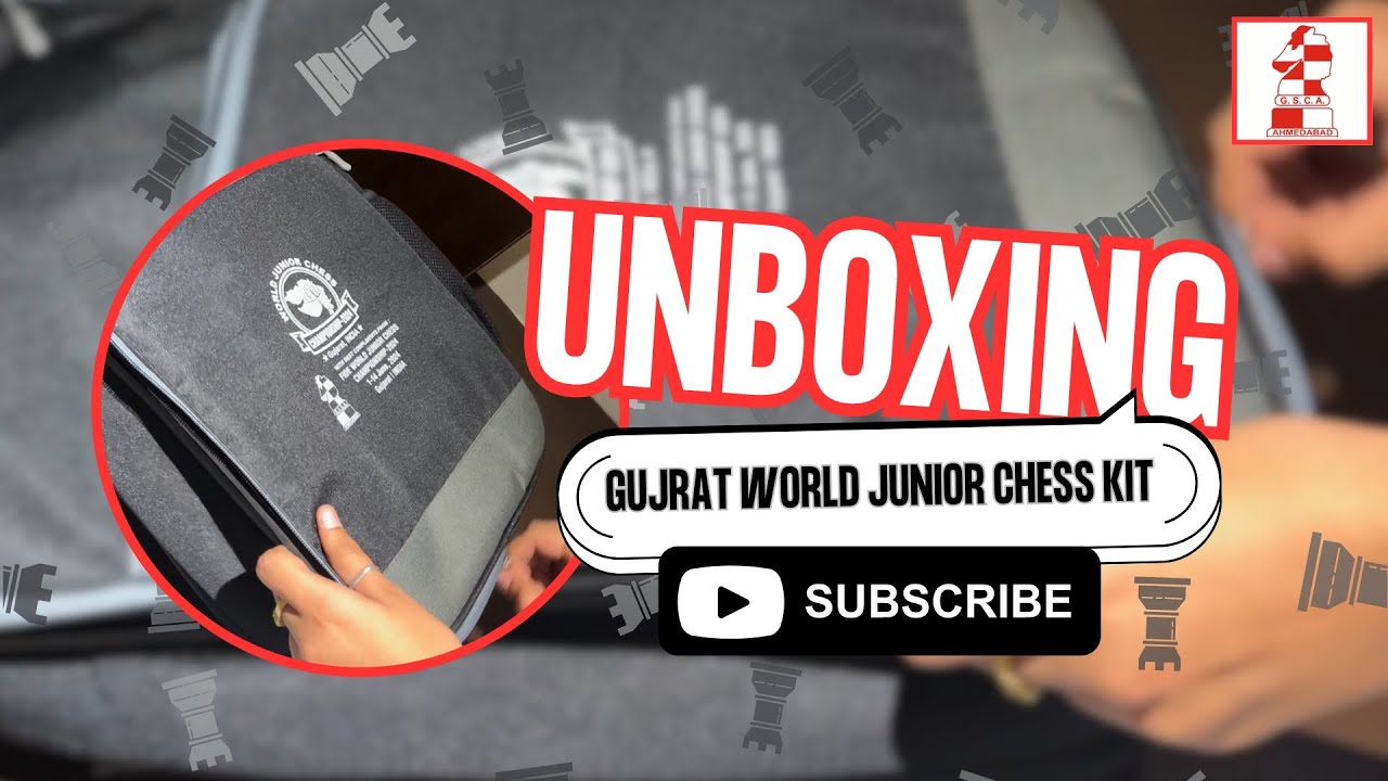 Unboxing FIDE World Junior 2024 Souvenir Chess Kit by Gujrat Chess ...