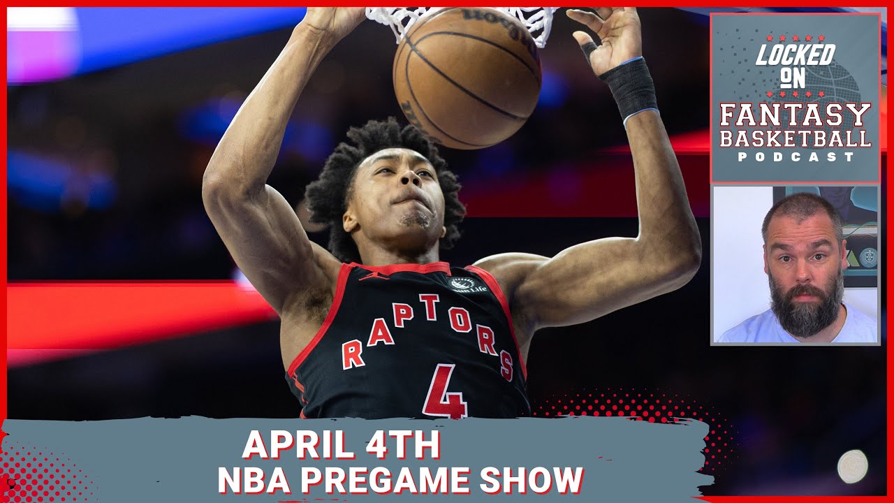 NBA Pregame Show | Fantasy Basketball | Tuesday April 4th - YouTube