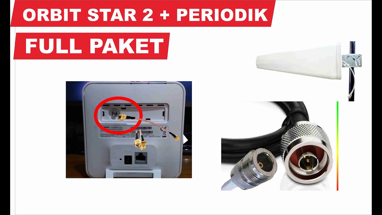 Orbit star 2 antena periodik paket full - YouTube