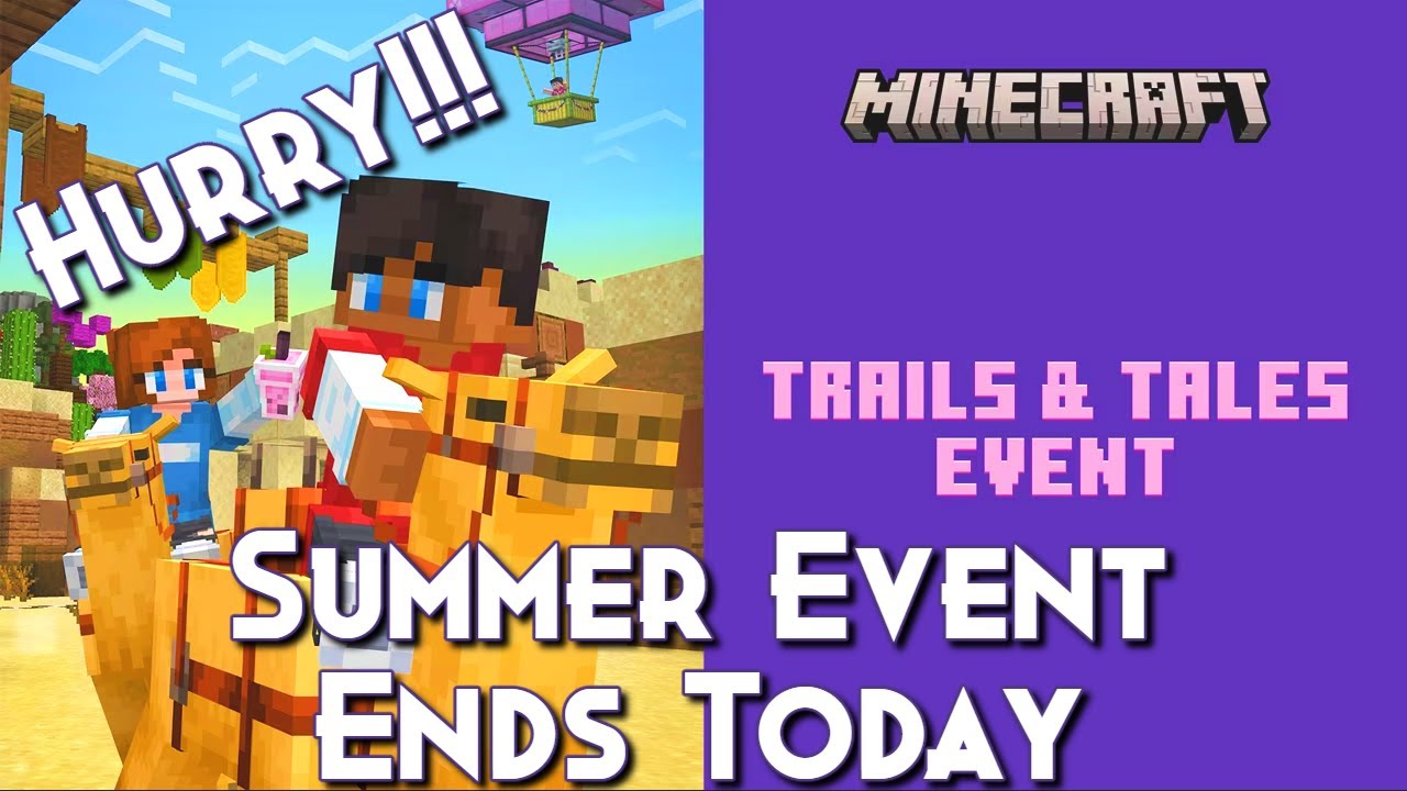 Minecraft Summer Event - Trails and Tales Event - Then HIVE WARS! - YouTube