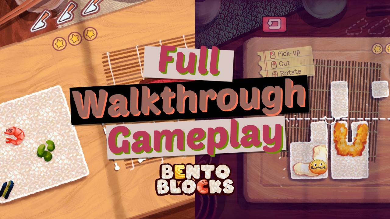Bento Blocks 🍱 | Full Gameplay Walkthrough + 100% Achievements 🎮 (No ...