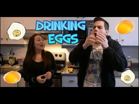 GUY DRINKS EGG YOLK ALMOST PUKES!!! - YouTube