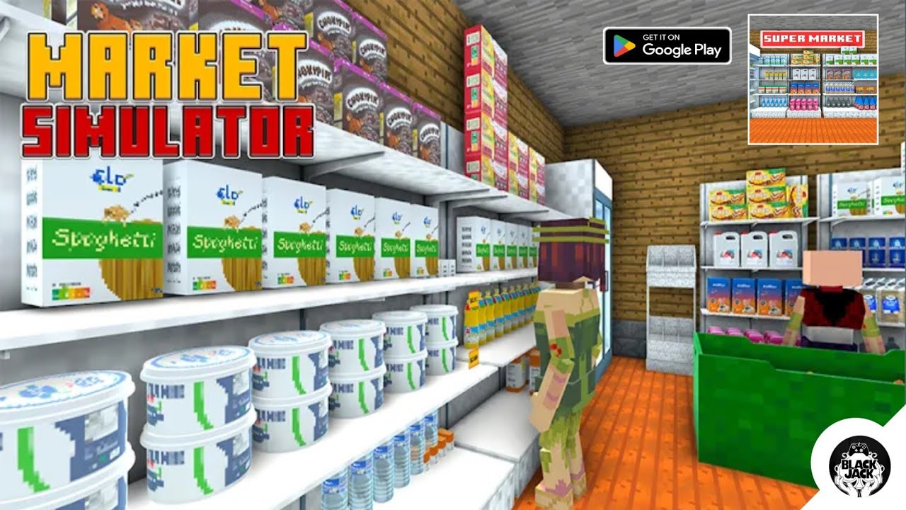 Pixel Supermarket Simulator - Android Gameplay - YouTube