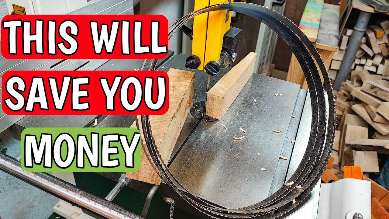Sharpen your BANDSAW BLADES__EASY WAY - YouTube
