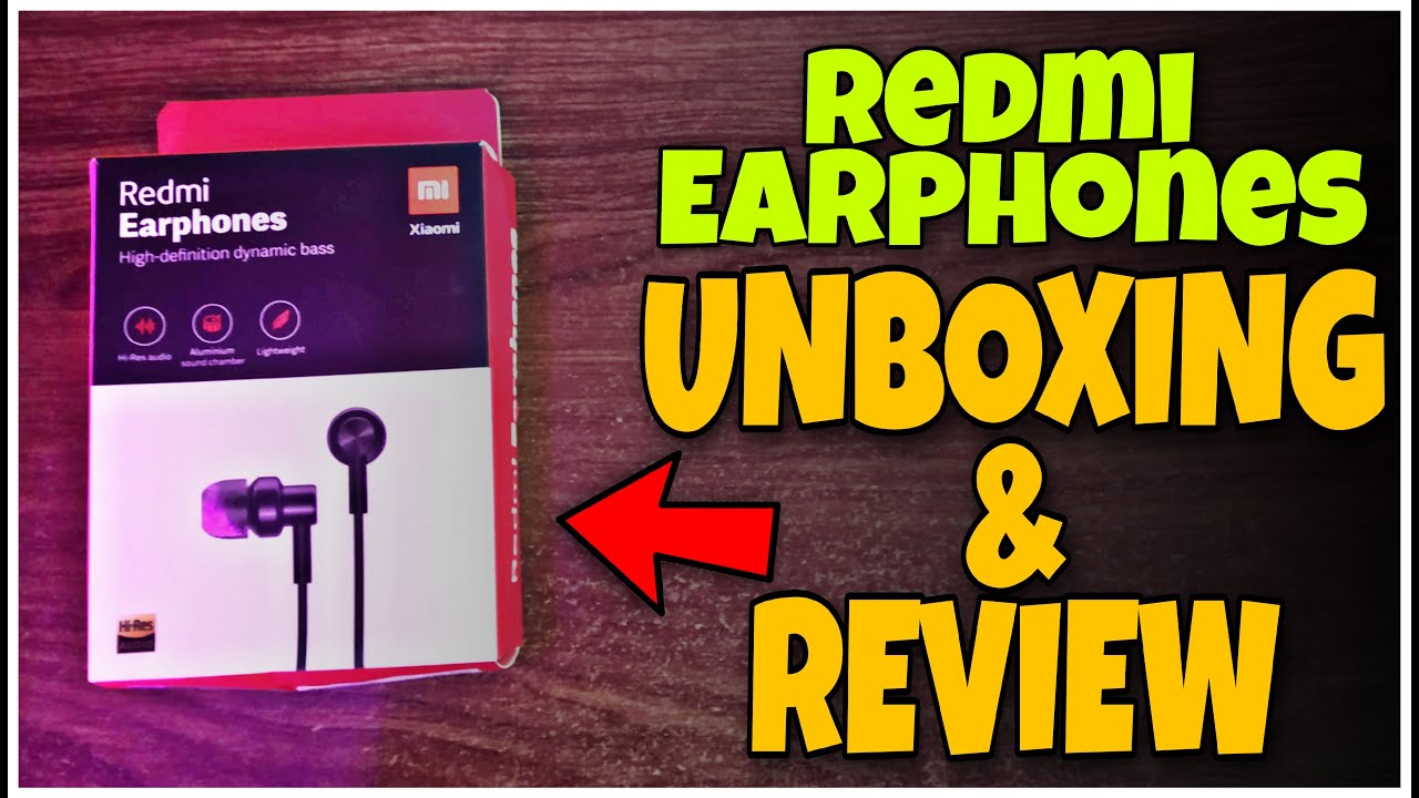 Redmi Best Budget Earphones | Xiaomi Redmi Hi-Resolution Audio Wired ...