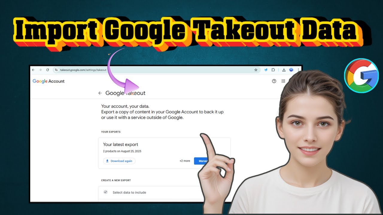 How To Import Google Takeout Data | Complete Step-by-Step Guide - YouTube