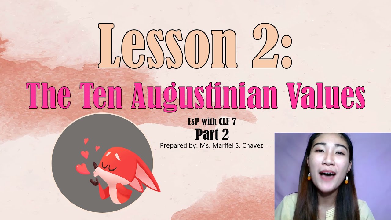 The Ten Augustinian Values|| Part 2 - YouTube