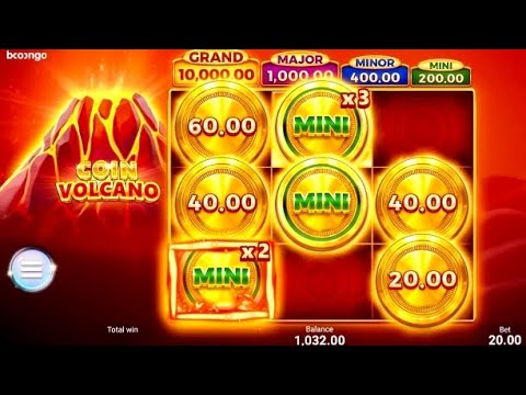 Coin Volcano Slot Game Awesome Lucky Bonus Wins, sBNG Gaming - YouTube