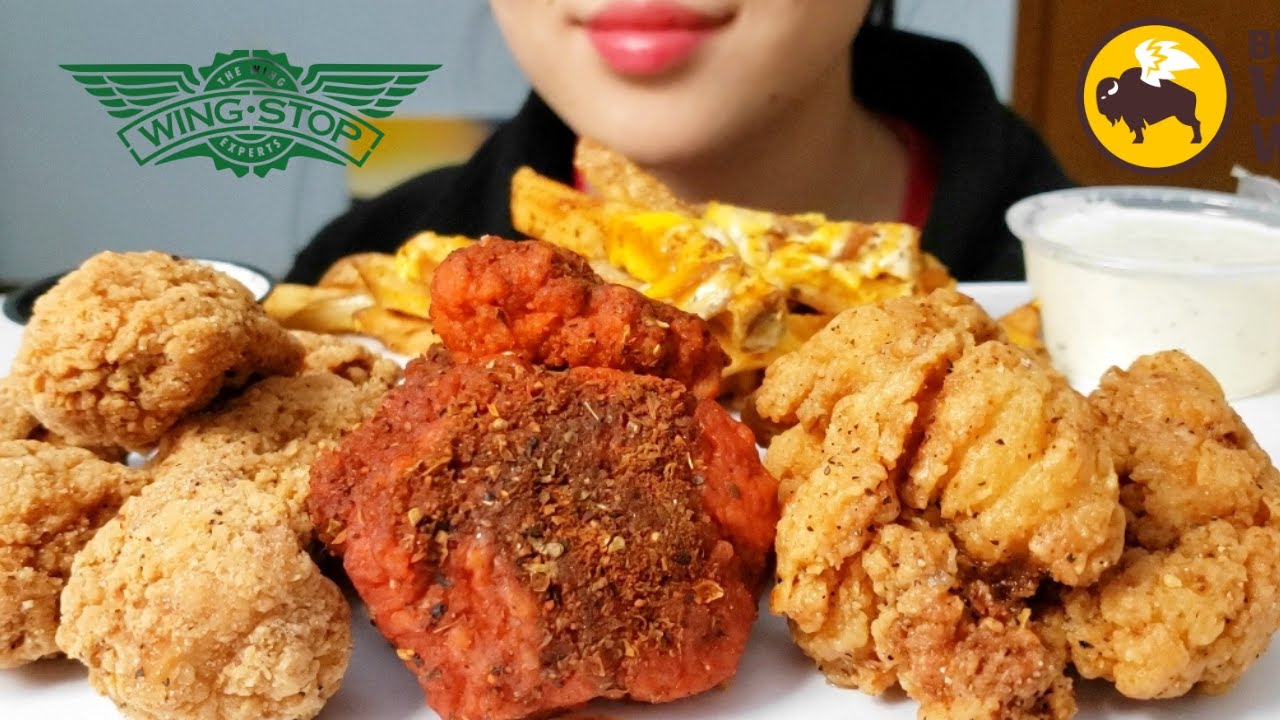 ASMR WINGSTOP VS BDUBS: LEMON PEPPER FRIED CHICKEN (& CAJUN FRIED ...