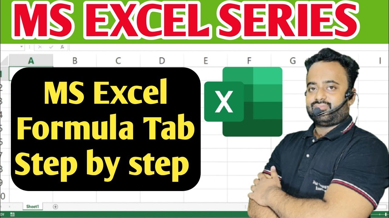 MS Excel Formula Tab Explained in Hindi | Complete Excel Formula Guide ...