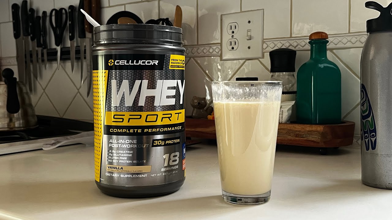Cellucor Whey Sport Protein Powder Review - YouTube