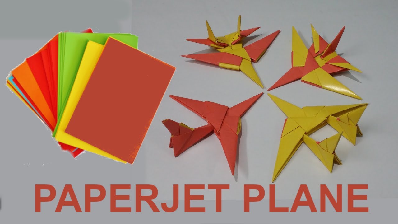 how to make a paper jet | paper craft jet fighter | easy paper craft ...