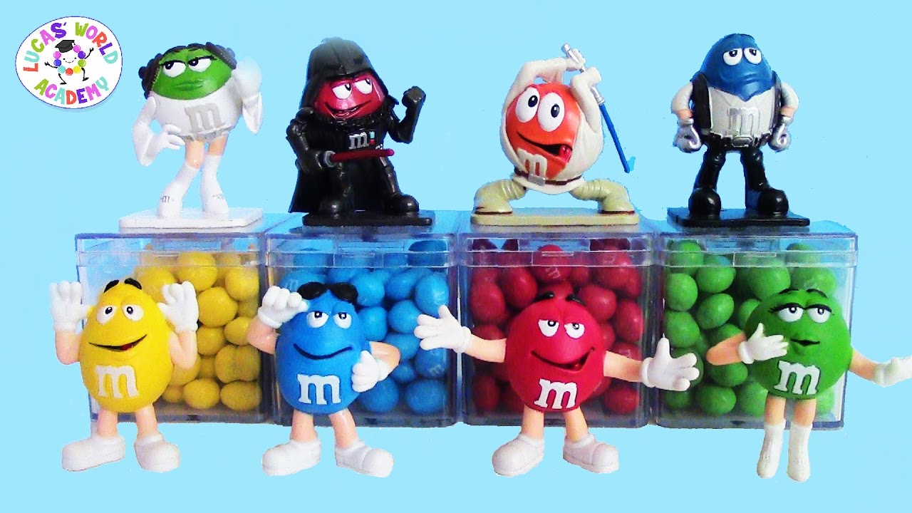 LEARN COLORS with m&m | M&M’s Surprise Eggs Figures | Learning video ...
