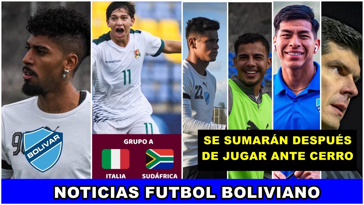 FICHAJES|EL FIXTURE DE BOLIVIA PARA EL MUNDIAL SUB-17 | GRAVE DENUNCIA ...