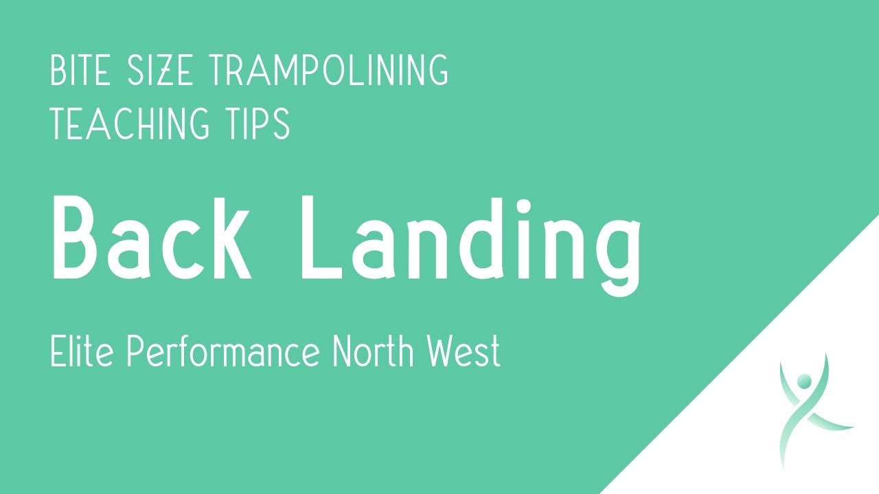 How To Teach A Back Landing - YouTube