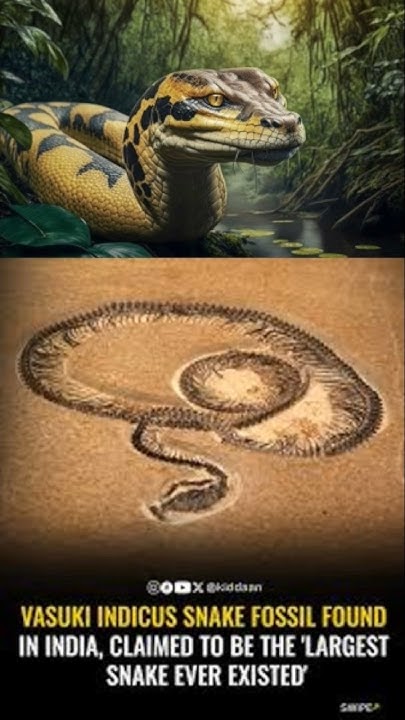 The Mystery: The 47 Million-Year-Old Snake Fossil from Gujarat found by ...