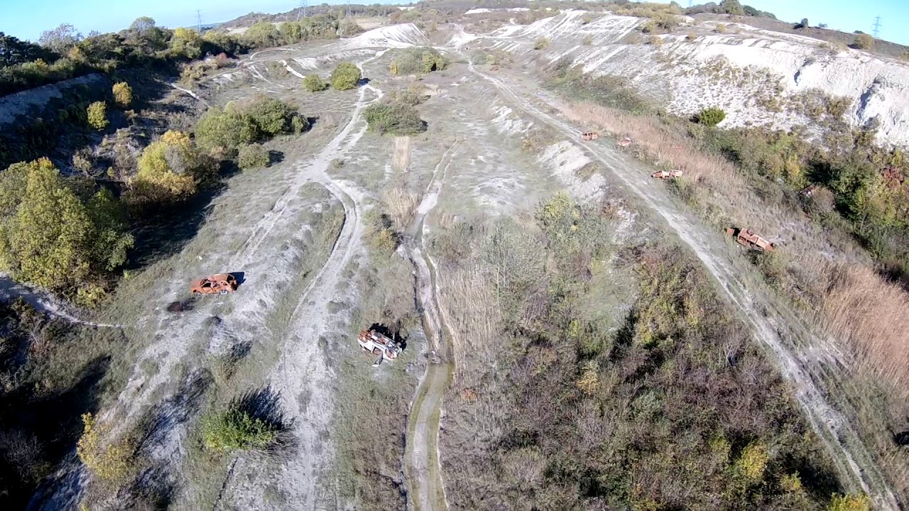 Emax 250 Nighthawk + Runcam2 Luton Sundon Pits Fpv - YouTube