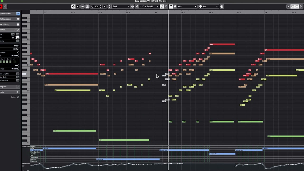 Kpop Ballad Realistic MIDI Strings and Guitar Recording Session - YouTube