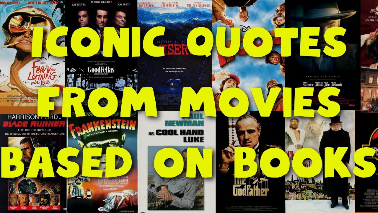 Iconic movie quotes from adaptations - YouTube