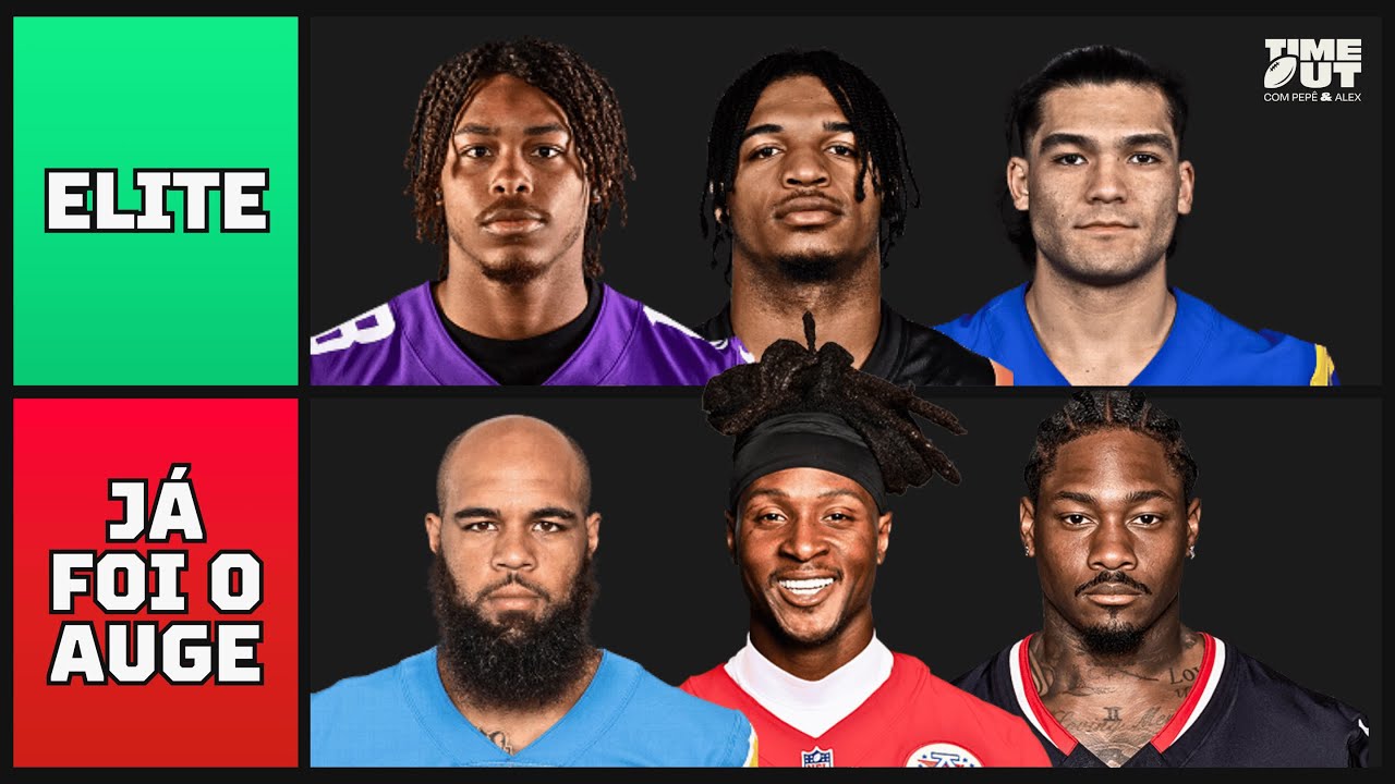 TIER LIST WIDE RECEIVERS 2025 (com Patrick Dutton) | TIMEOUT - YouTube