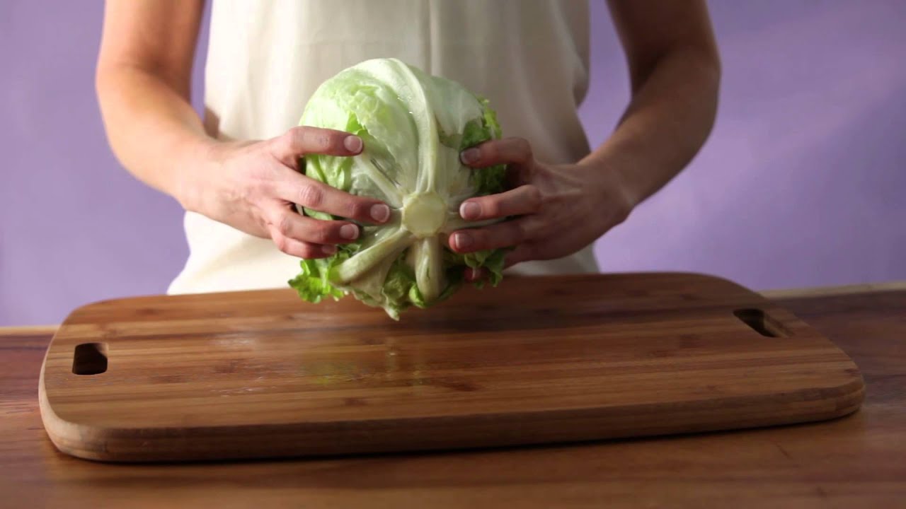 How to Prep Lettuce - YouTube