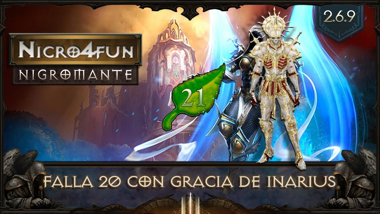 D3 - GR 20 con 4xNigromante Gracia de Inarius [2.6.9] - YouTube