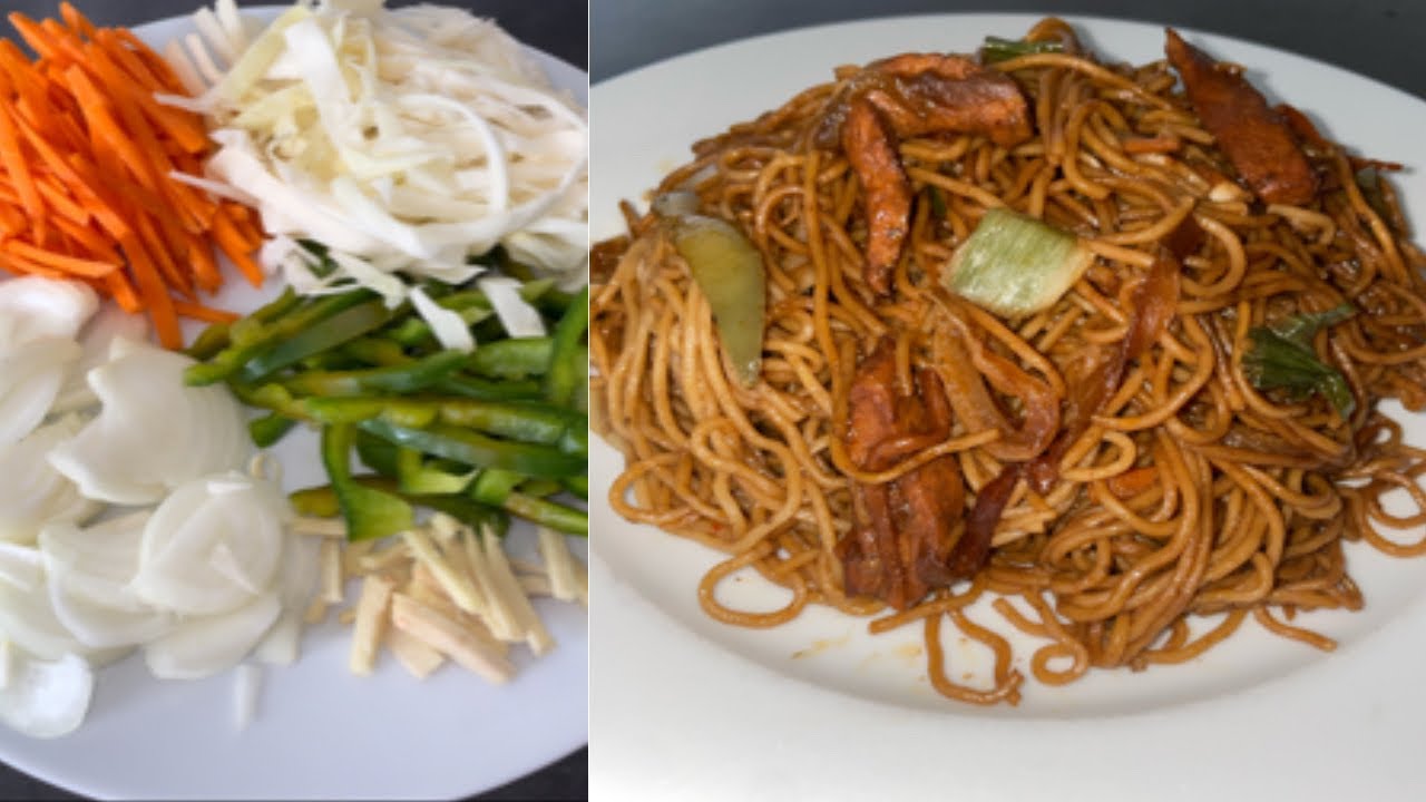 Recette nouilles au poulet délicieuse 🍜😋 Recipe of chicken noodles ...