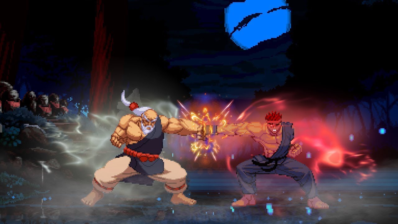 Gouken vs Evil Ryu - Street Fighter Boss Battle - YouTube