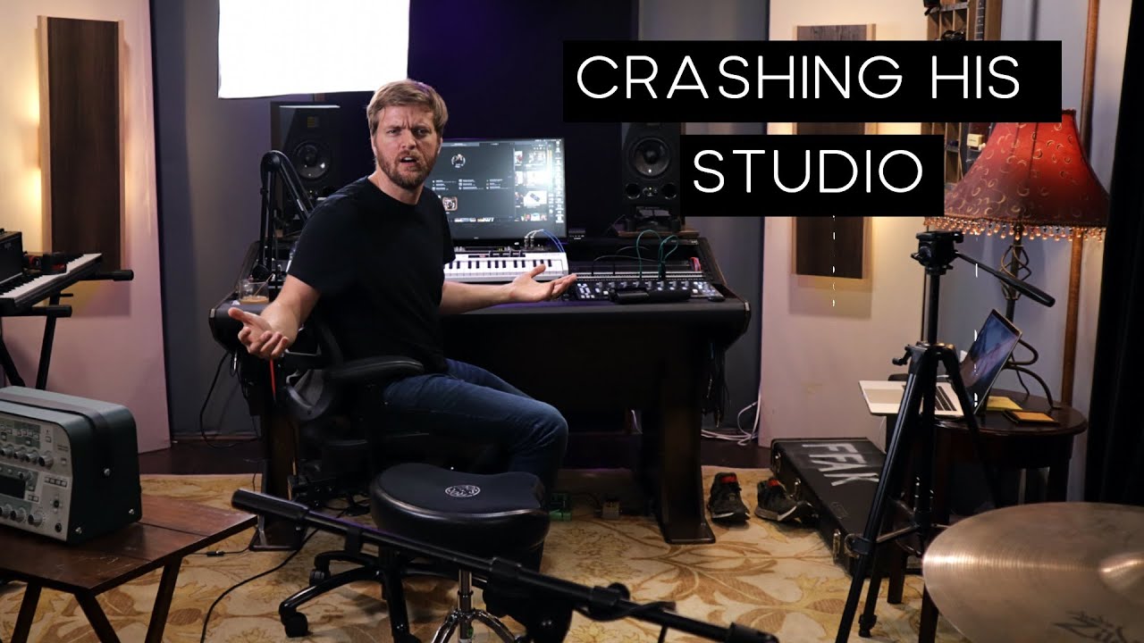 I CRASHED Andrew Master's HOME STUDIO - YouTube