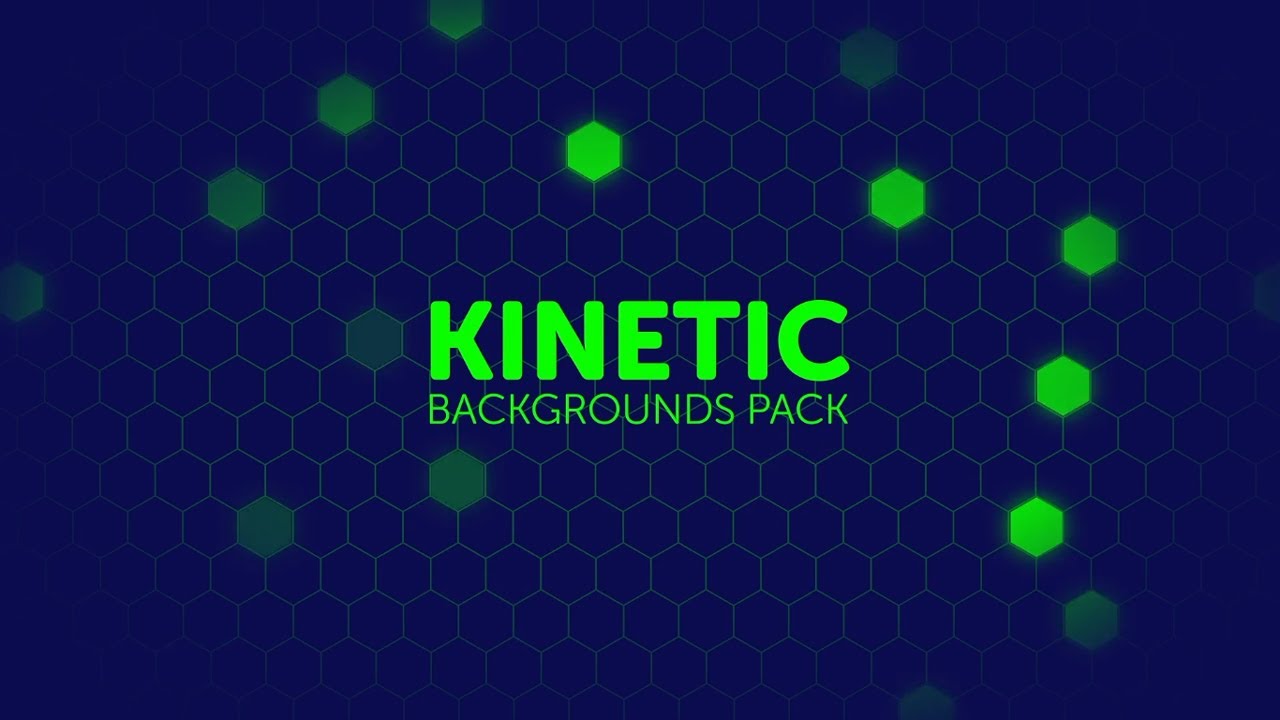 Animated Kinetic Background - After Effects & Premiere Pro Template ...