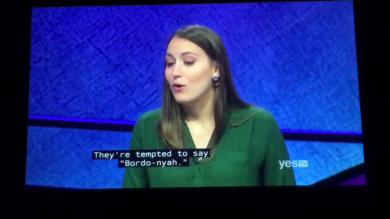 Jeopardy contestant chat, Martha Bordogna (Day 2) talking about her ...