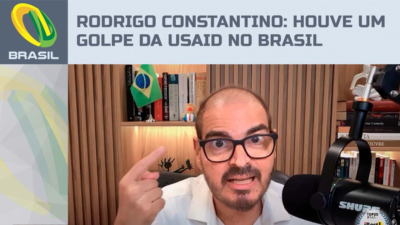 Rodrigo Constantino: Houve um golpe da Usaid no Brasil - YouTube
