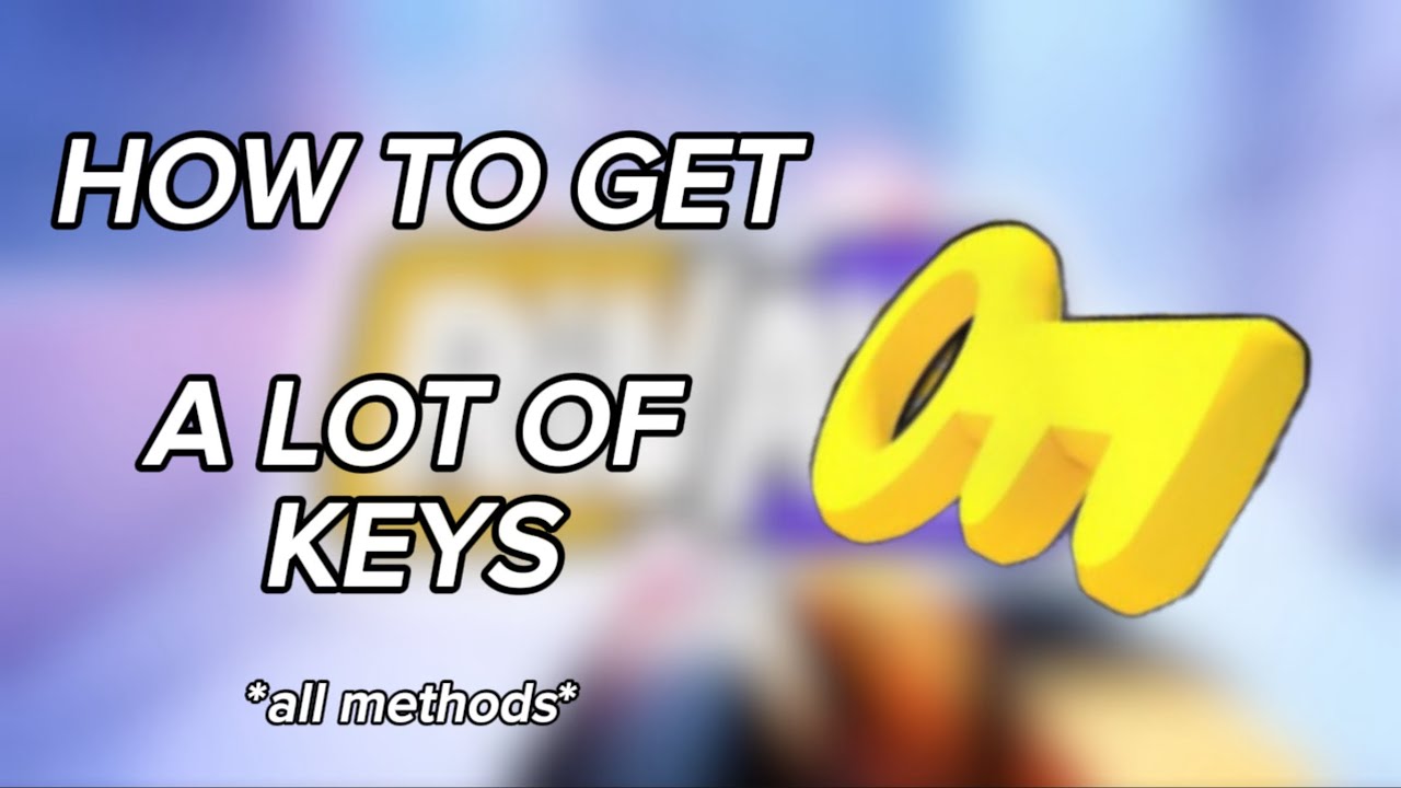 How to get a *LOT* of Keys in RIVALS! (all current methods) - YouTube