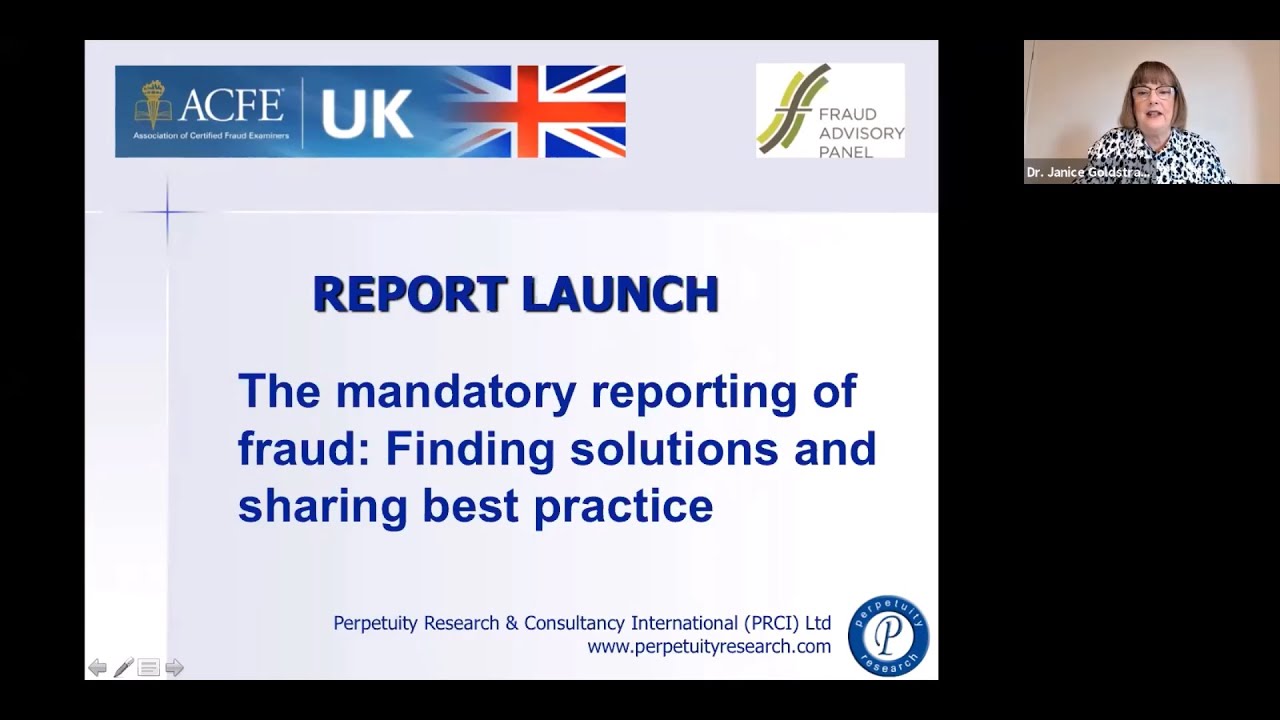 The Mandatory Reporting of Fraud: Finding Solutions and Sharing Best ...