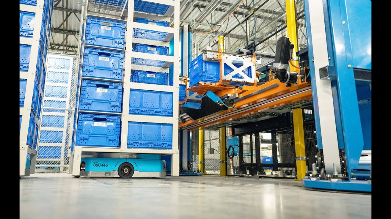New Amazon Robots Work 25% Faster - YouTube